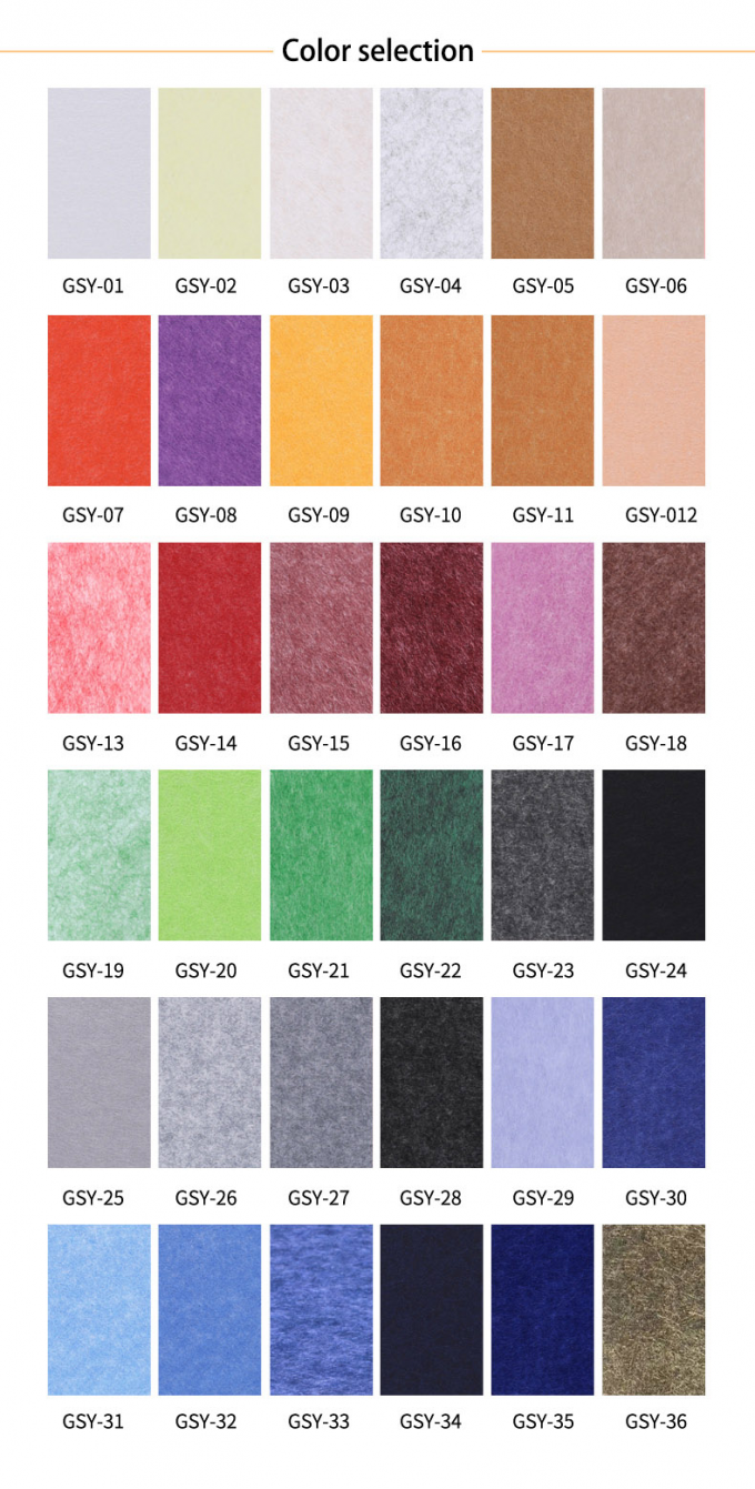 100% Polyester Fiber Sound Deadening Wall Panels For Walls