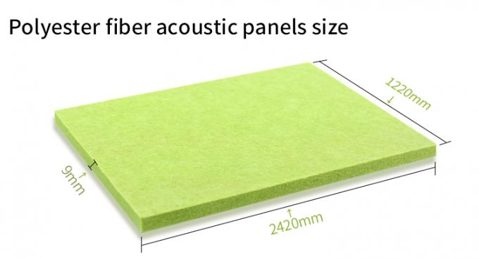 Wholesale 9mm PET Felt Acoustic Panel Polyester Soundproof Board