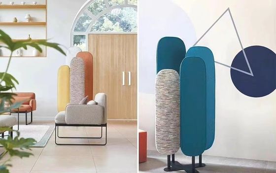 Privacy Screen Freestanding Acoustic Office Dividers PET Acoustic Partition