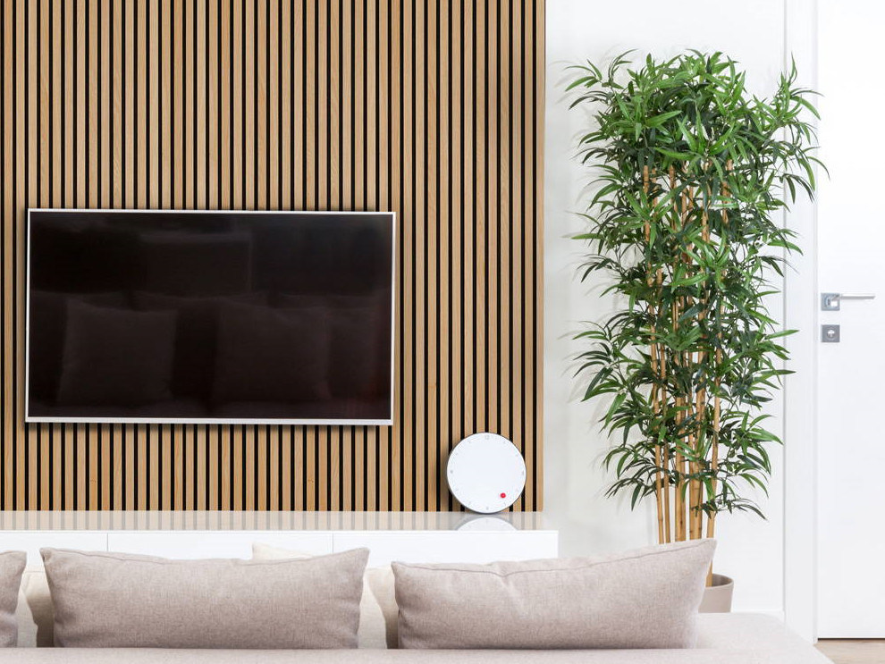 Slats Laminated Pet Veneer Wood Acoustic Panels Wall Ceiling Soundproof