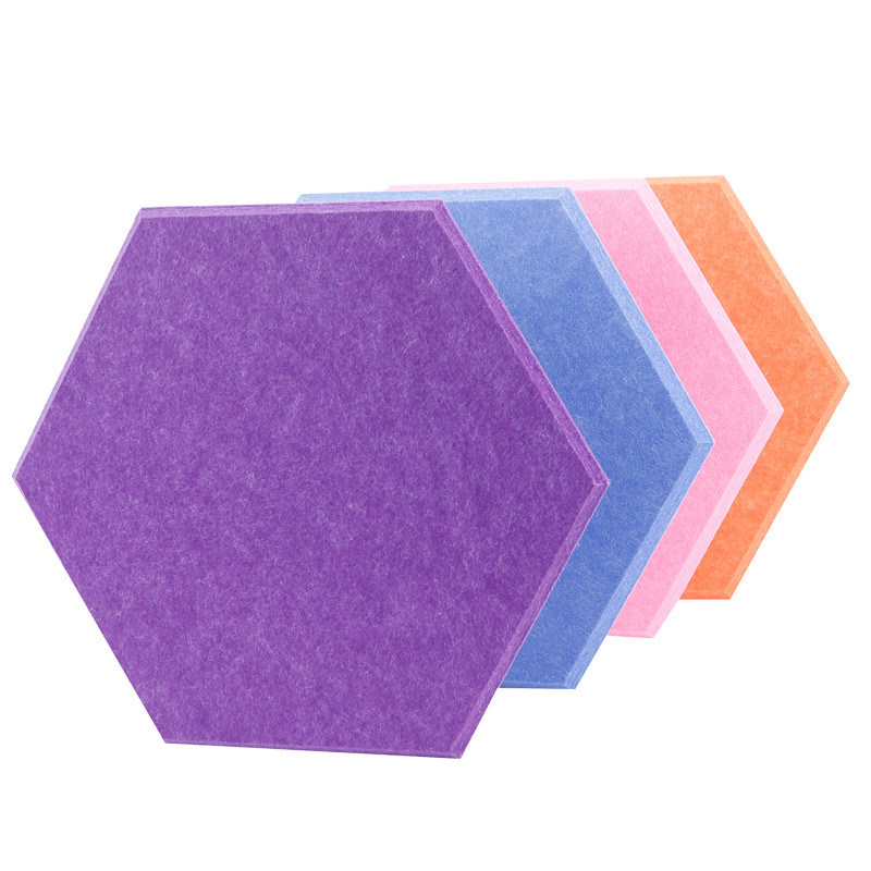 High Density Sound Proof Wall Panels Stylish Hexagon Acoustic Panels
