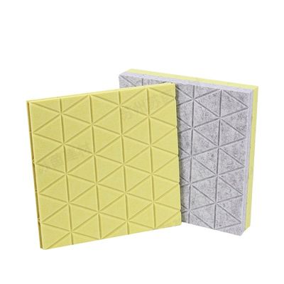 9mm / 12mm Thick Polyester Acoustic Panels For Wall And Ceiling Decoration